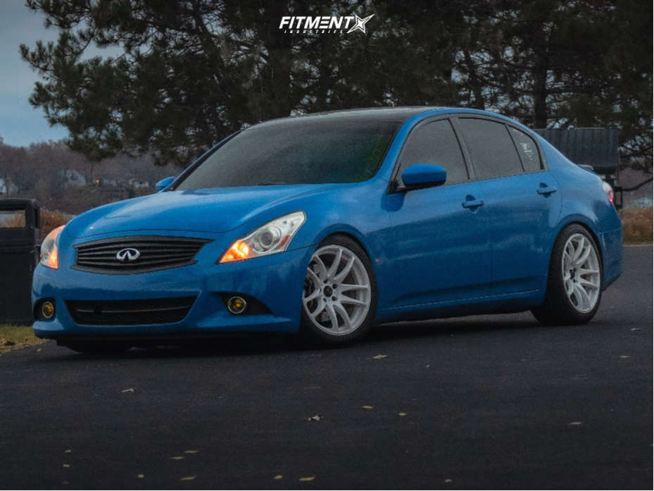2011 INFINITI G37 X with 18x9.5 Vors Tr4 and Continental 255x40 on ...