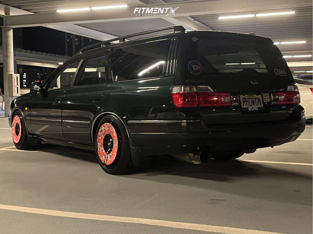 1997 Nissan Stagea 25X with 18x8.5 Rotiform Las-r and Falken 235x40 on ...