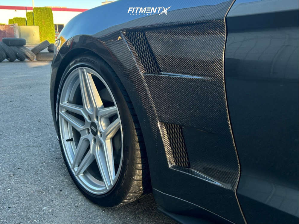 2016 Ford Mustang GT with 20x9 ESR Rf15 and Ironman 255x35 on Lowering ...