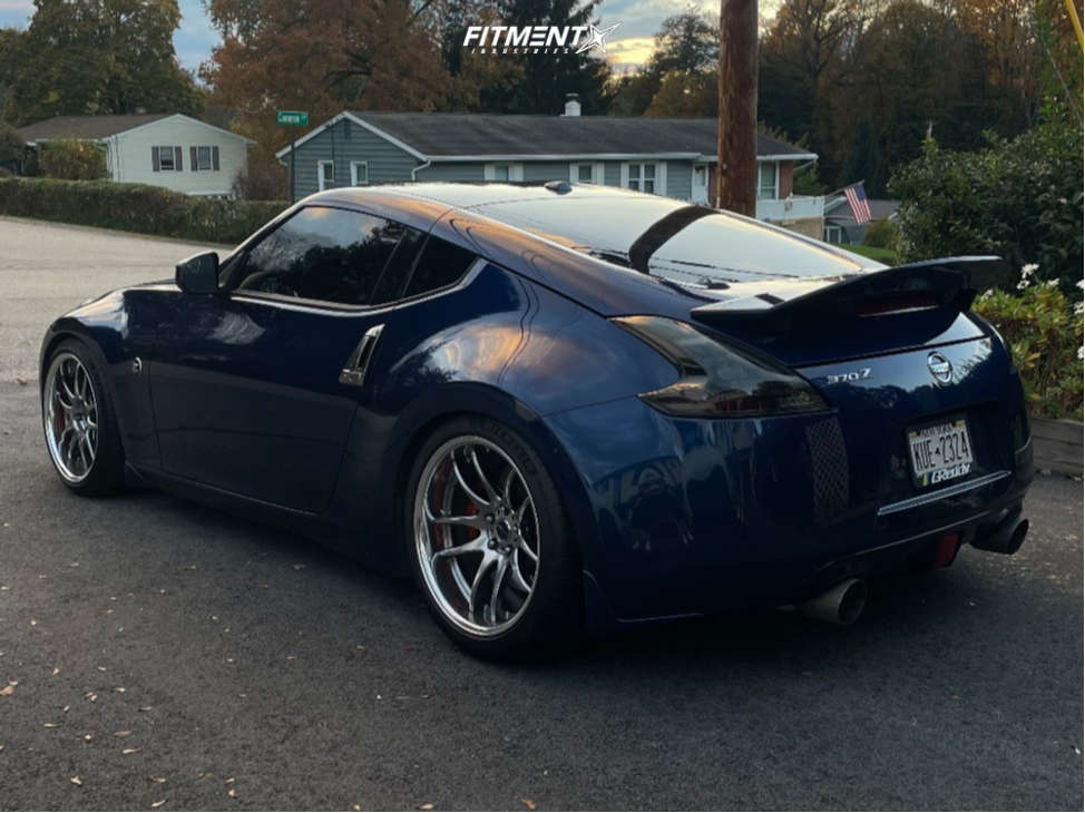 2019 Nissan 370Z Sport Tech with 19x9.5 Work Emotion Cr 2p and Michelin ...