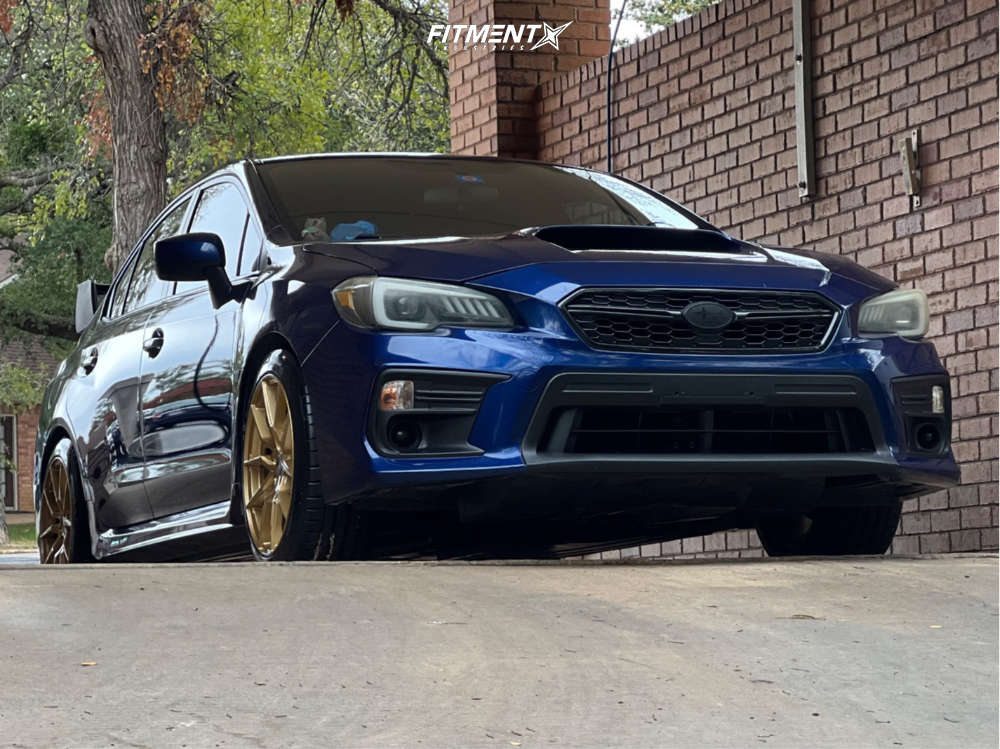 2019 Subaru WRX Premium with 18x8.5 Option Lab R716 and Michelin 235x45 ...