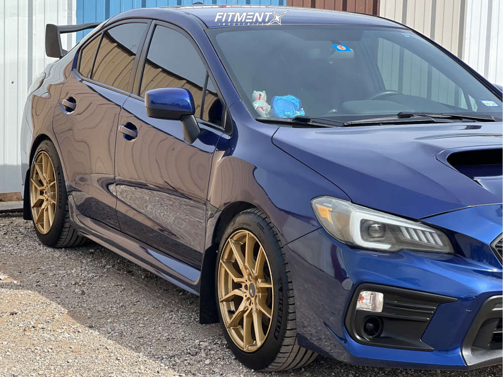 2019 Subaru WRX Premium with 18x8.5 Option Lab R716 and Michelin 235x45 ...