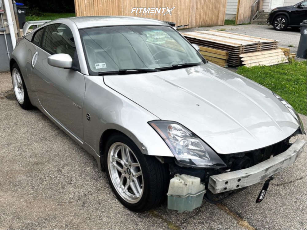 2003 Nissan 350Z Enthusiast with 18x9.5 ESR Cs15 and Prinx 245x40 on ...