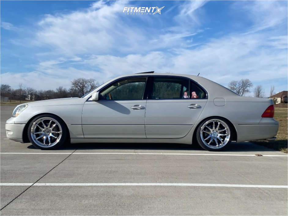 2002 Lexus LS430 Base with 19x9.5 Aodhan Ds02 and Radar 235x35 on ...