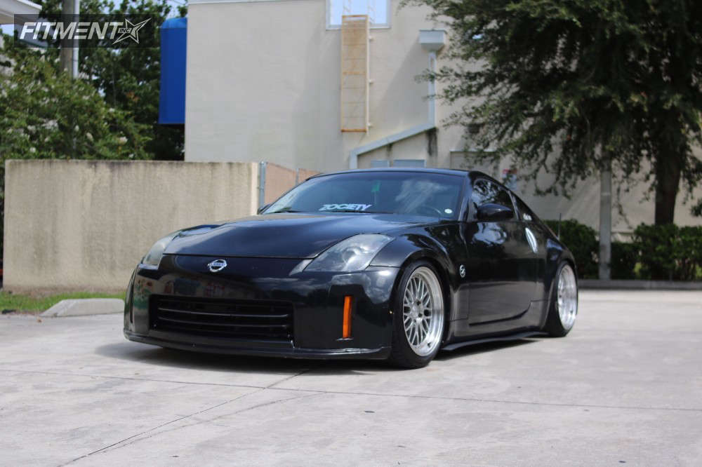 2007 Nissan 350Z Base with 18x9.5 Varrstoen Es1 and Nankang 245x40 on ...