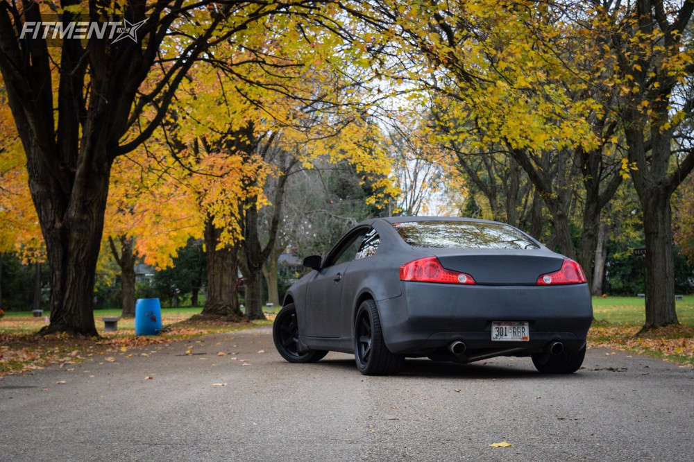 2004 INFINITI G35 Base with 18x9.5 Varrstoen Es2 and Hankook 245x35 on ...