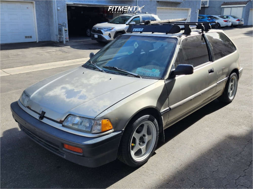 1988 Honda Civic DX with 15x6.5 AVID1 Av8 and Toyo Tires 195x45 on ...