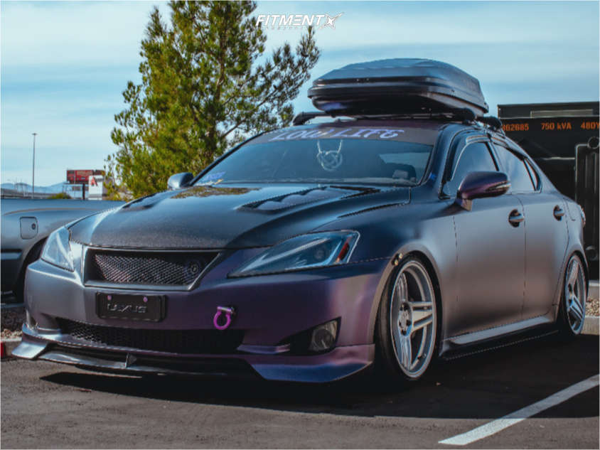 2010 Lexus IS350 Base with 18x9.5 Anovia Treble and Nitto 225x40 on ...