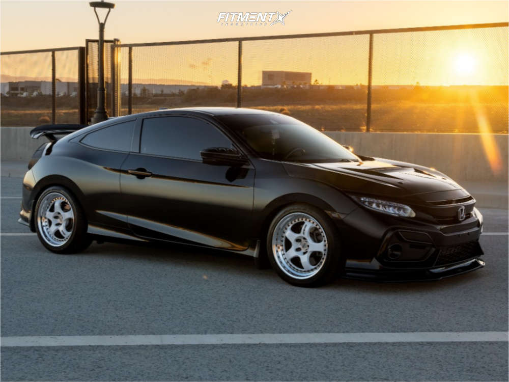 2020 Honda Civic Si with 18x9 Work Meister S1 3p and Falken 245x40 on ...