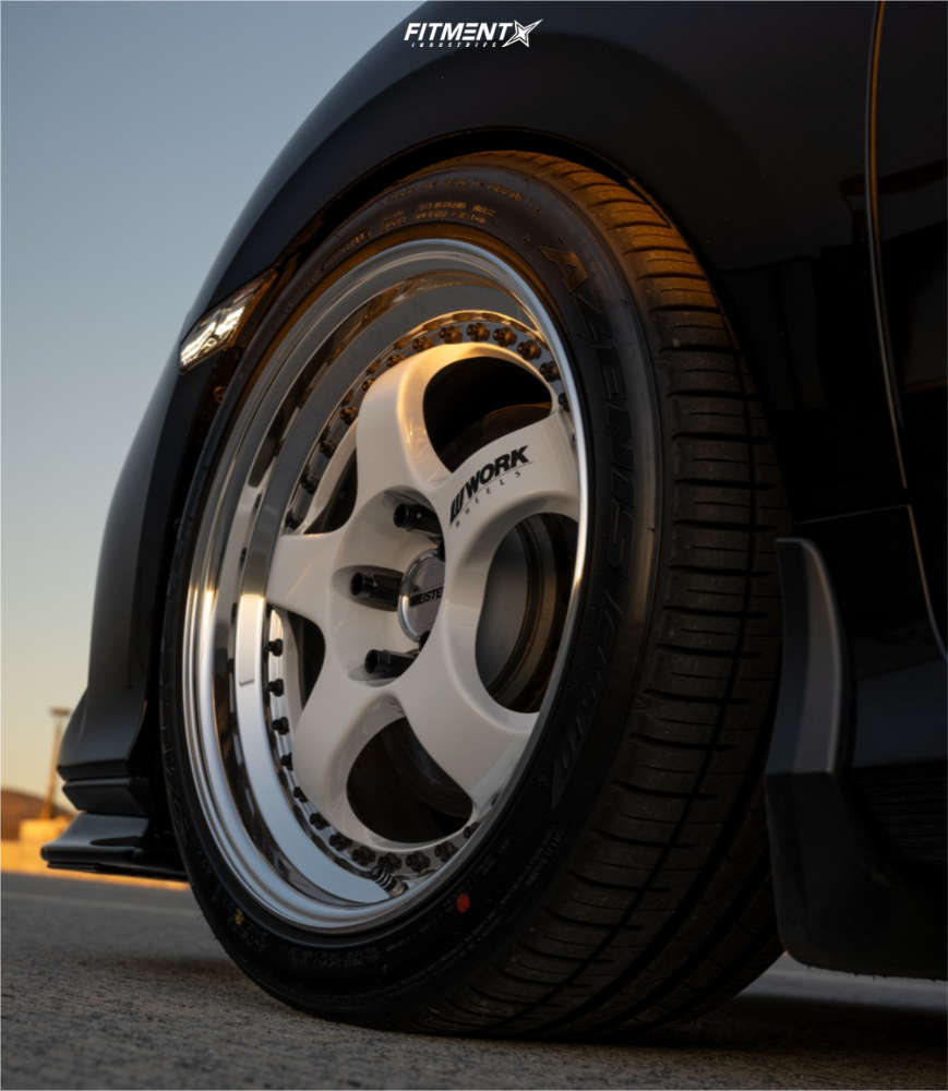 2020 Honda Civic Si with 18x9 Work Meister S1 3p and Falken 245x40 on ...