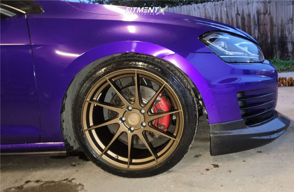 2016 Volkswagen GTI S with 18x8.5 Aodhan Ah09 and Falken 225x40 on ...