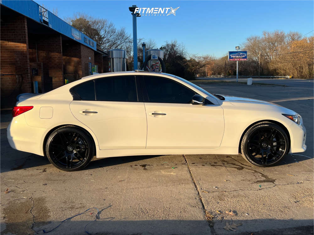 2014 INFINITI Q50 Sport with 20x9.5 Forgestar F14 and Pirelli 255x35 on ...