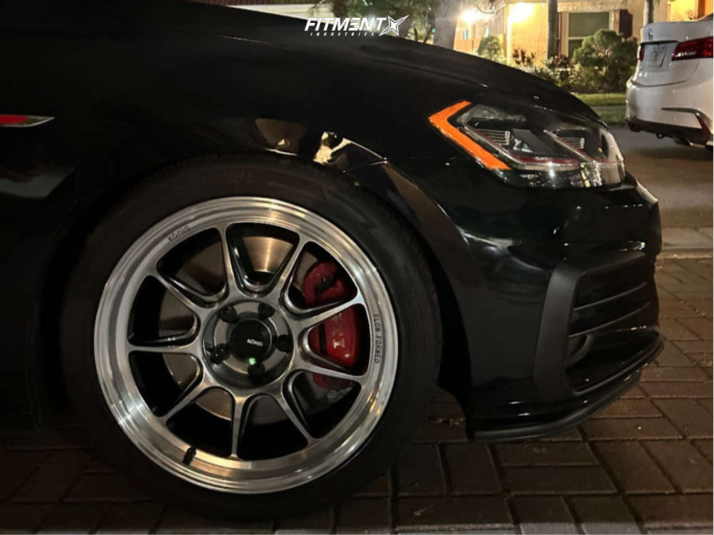 2020 Volkswagen GTI SE with 18x8.5 Konig Countergram and Laufenn 235x40 ...