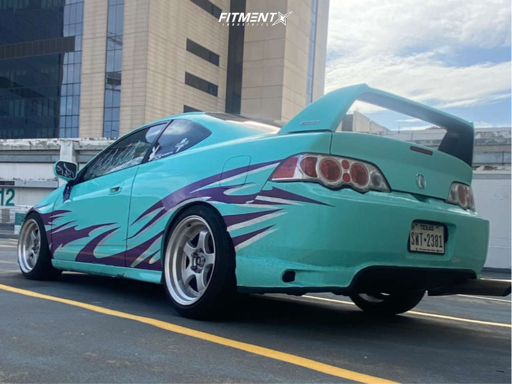 2005 Acura RSX Base with 17x9 MST Mt07 and Vercelli 205x45 on Coilovers ...