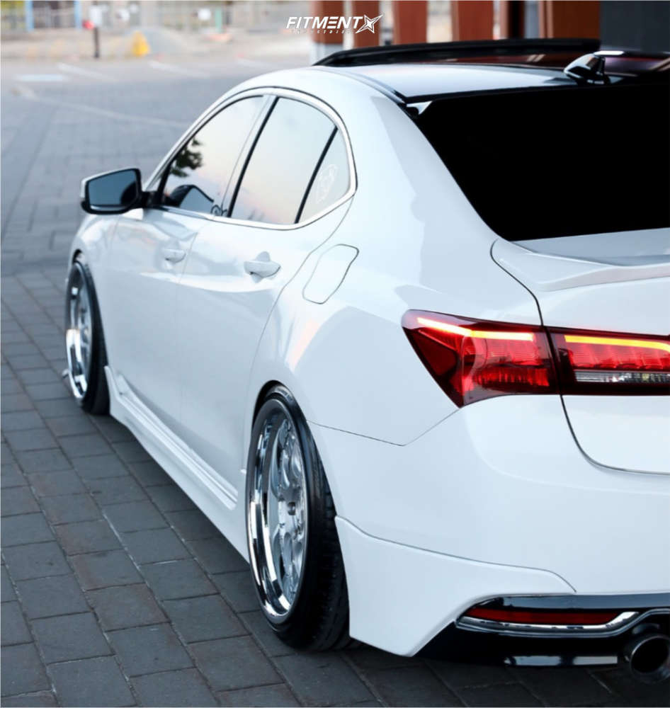 2015 Acura TLX SH-AWD with 19x9.5 Rennen Csl-2 and Zeta 225x35 on ...