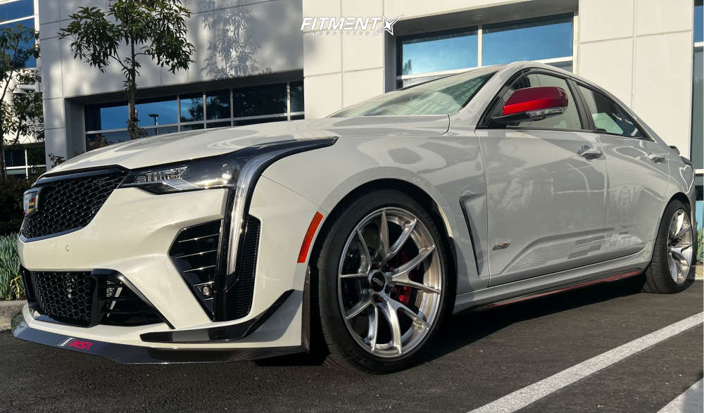 2023 Cadillac CT4 V Blackwing with 18x9.5 Apex Vs-5rs and Michelin ...