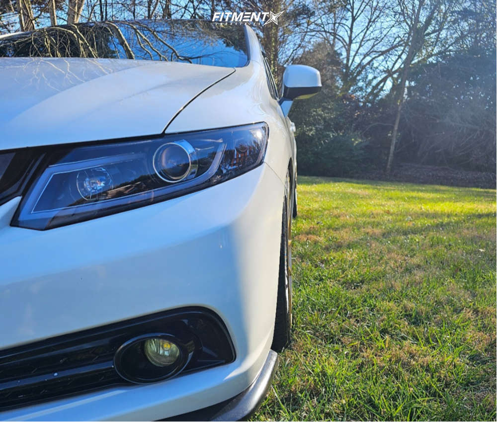 2013 Honda Civic Si with 18x8.5 Option Lab R716 and Lexani 235x40 on ...