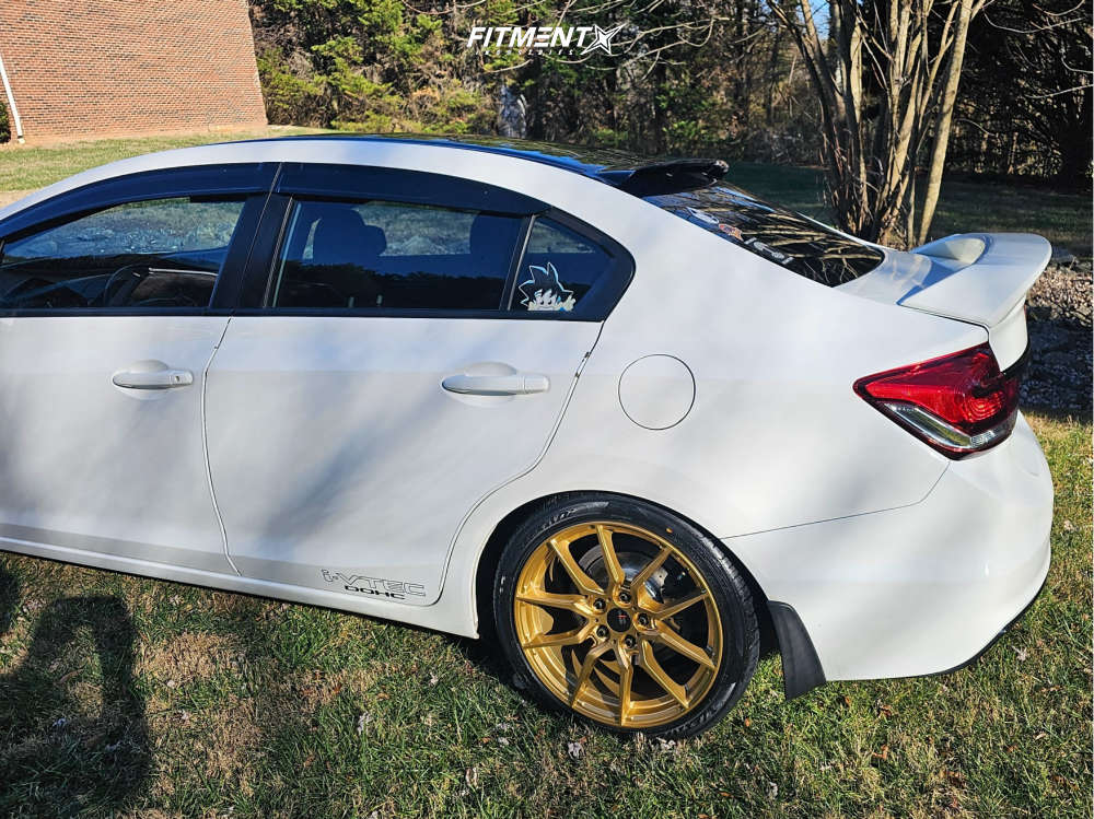 2013 Honda Civic Si with 18x8.5 Option Lab R716 and Lexani 235x40 on ...