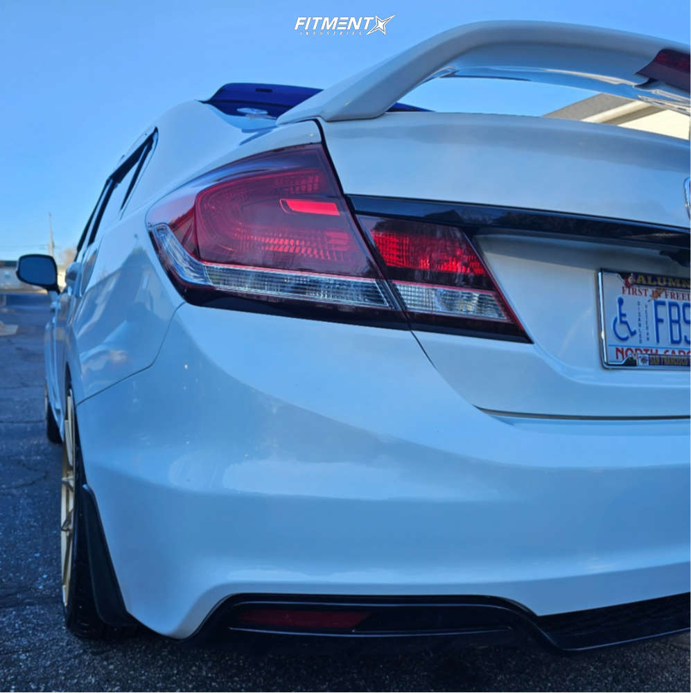 2013 Honda Civic Si with 18x8.5 Option Lab R716 and Lexani 235x40 on ...