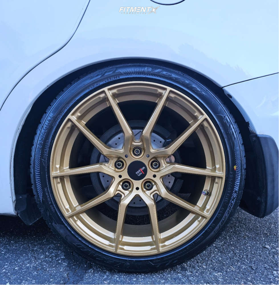 2013 Honda Civic Si with 18x8.5 Option Lab R716 and Lexani 235x40 on ...