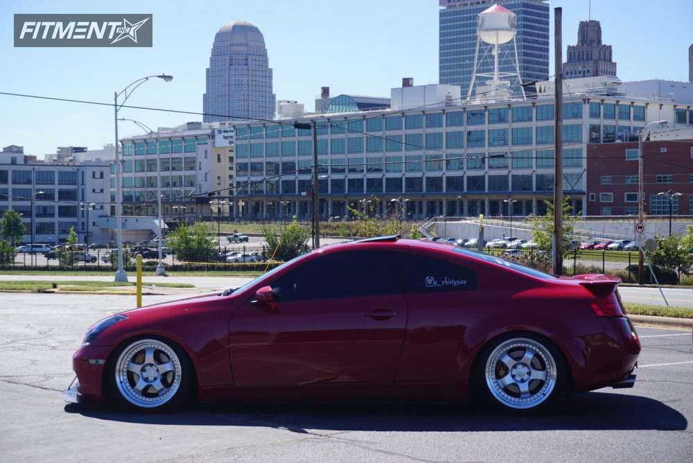 2004 INFINITI G35 Base with 19x9.5 Varrstoen Es6 and Delinte 245x35 on ...