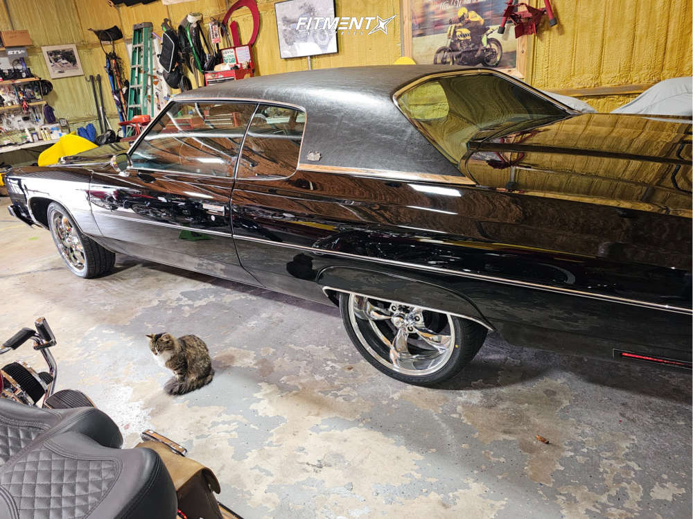 1973 Chevrolet Caprice Classic with 20x8 Rev Classic 100 and Falken ...