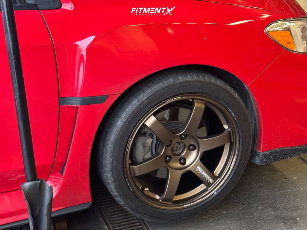 2017 Subaru WRX Premium with 18x8.5 Volk TE37 Saga S-Plus and Michelin ...