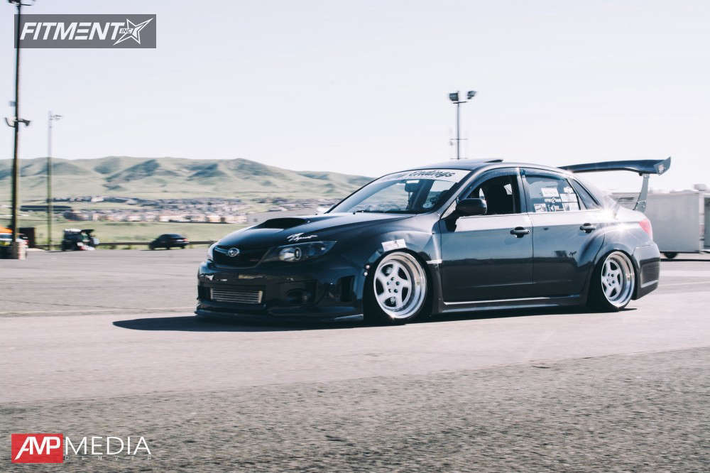 2012 Subaru WRX Base with 18x10 CCW Lm5t and Federal 225x35 on Air ...