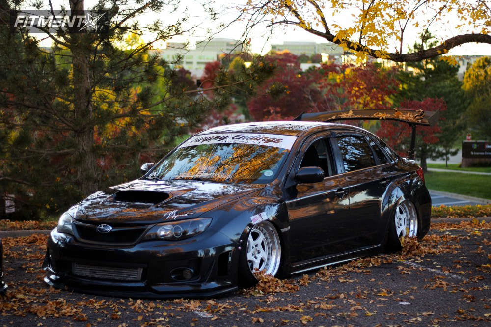 2012 Subaru WRX Base with 18x10 CCW Lm5t and Federal 225x35 on Air ...