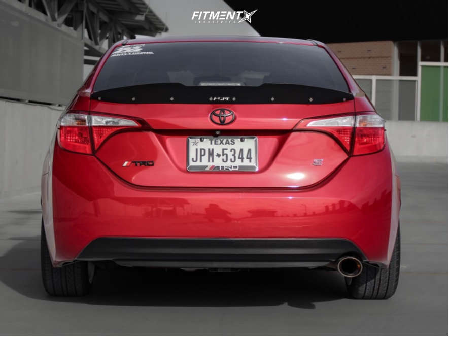2016 Toyota Corolla S with 17x8 9SiX9 Six-1 and Vercelli 215x45 on ...