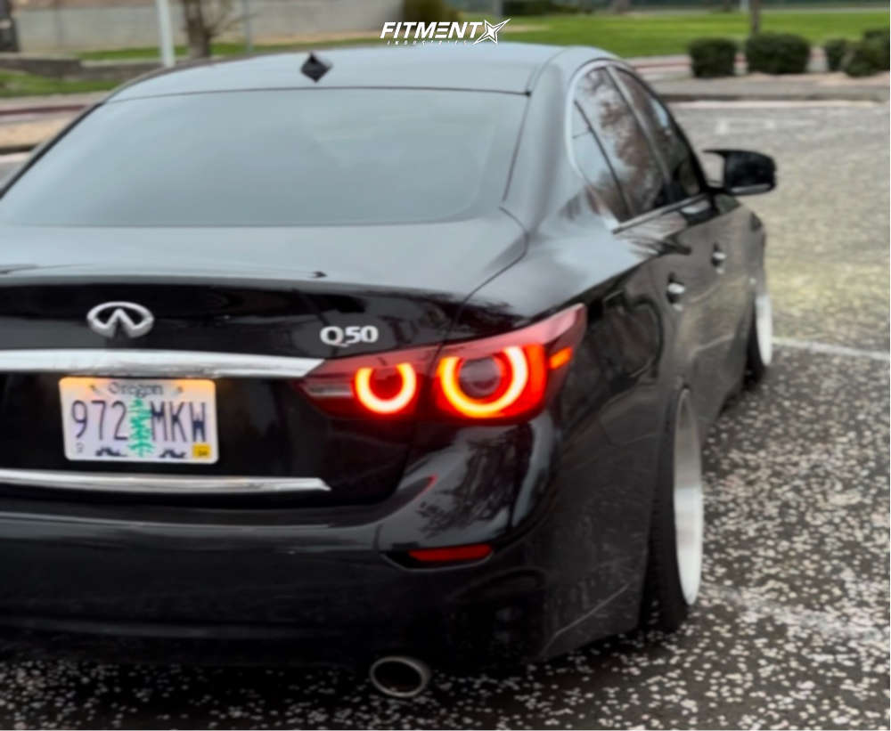 2015 INFINITI Q50 Premium with 19x11 Aodhan Ds02 and Michelin 255x40 on ...