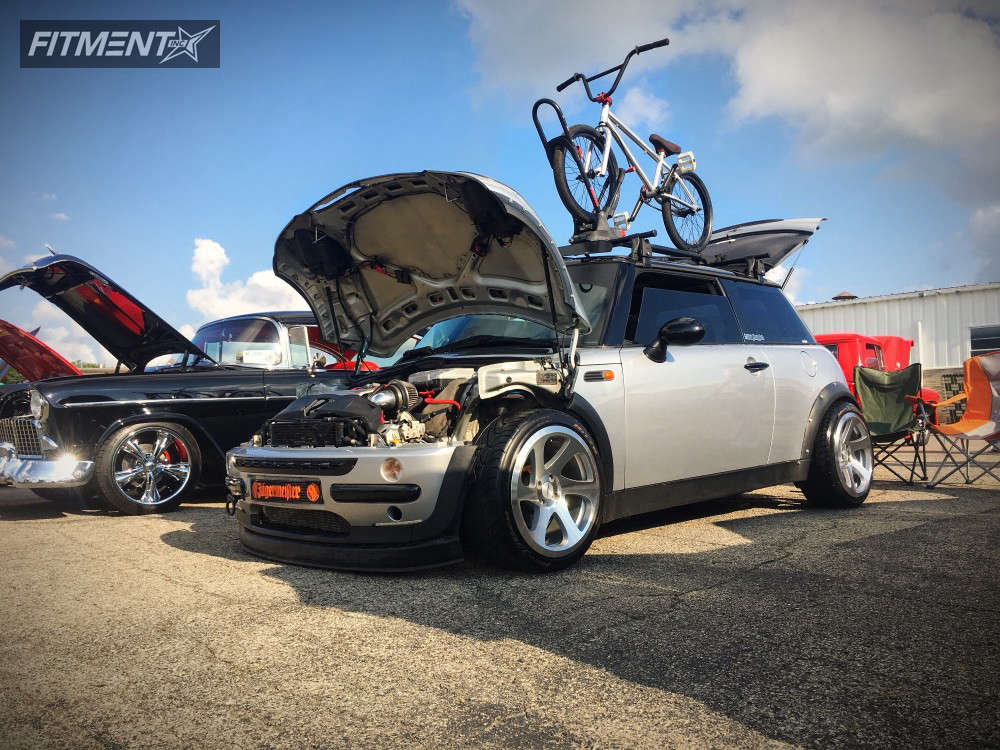 2004 Mini Cooper Base with 17x8 Circuit Performance Cp11 and Nitto ...