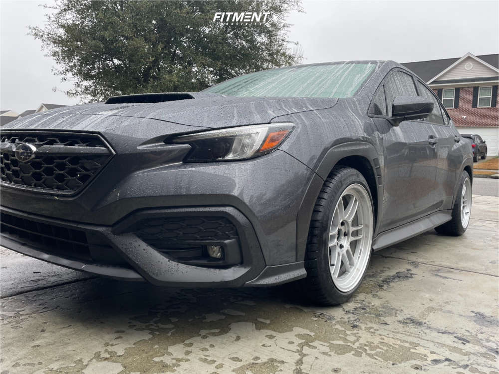 2022 Subaru WRX Premium with 18x9.5 Enkei Rpf1 and Michelin 245x40 on Stock Suspension | 2855485 ...