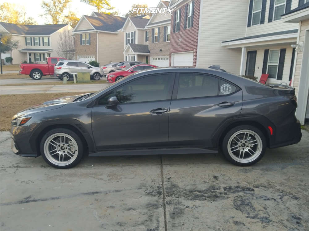 2022 Subaru WRX Premium with 18x9.5 Enkei Rpf1 and Michelin 245x40 on Stock Suspension | 2855485 ...