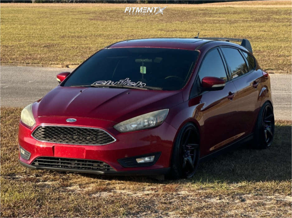 2015 Ford Focus SE with 18x9.5 Anovia Kinetic and Vercelli 225x40 on ...