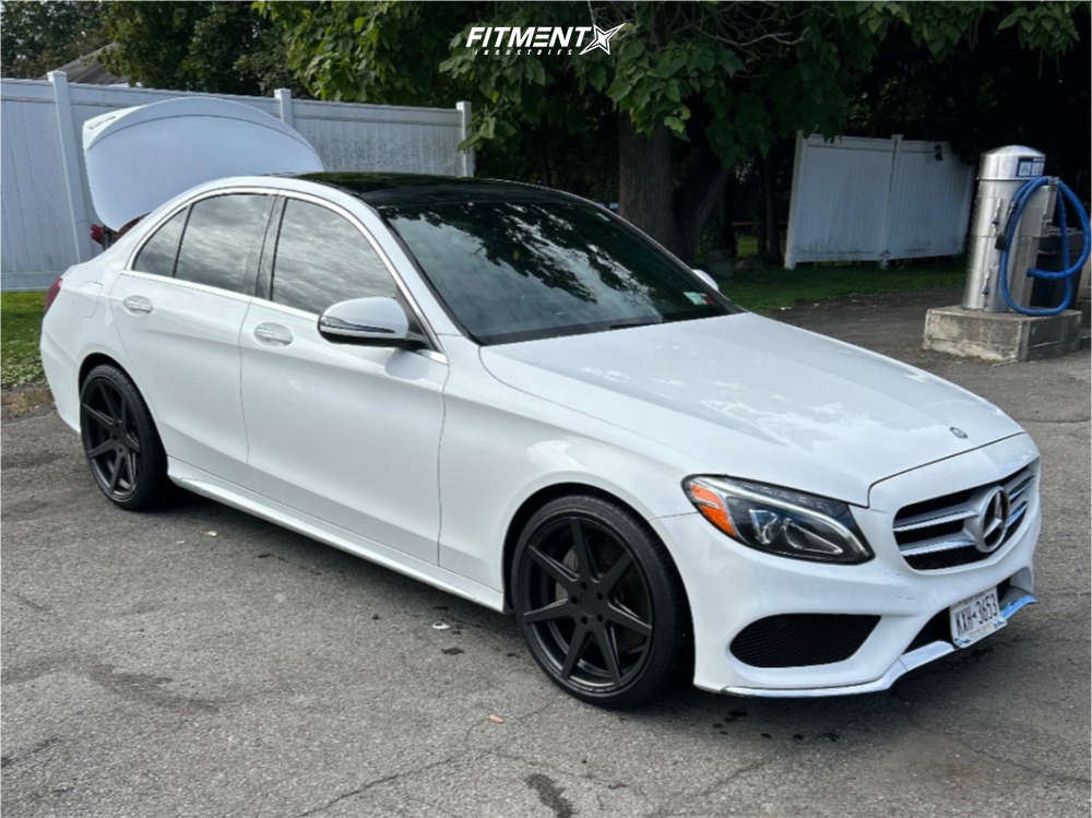 2016 Mercedes-Benz C300 4Matic with 19x8.5 Rohana Rc7 and Lexani 225x40 ...