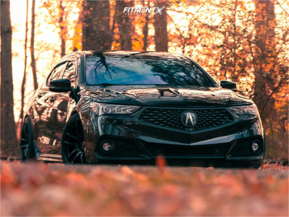 2018 Acura TLX SH-AWD with 19x9.5 Work Emotion Cr Kiwami and ...