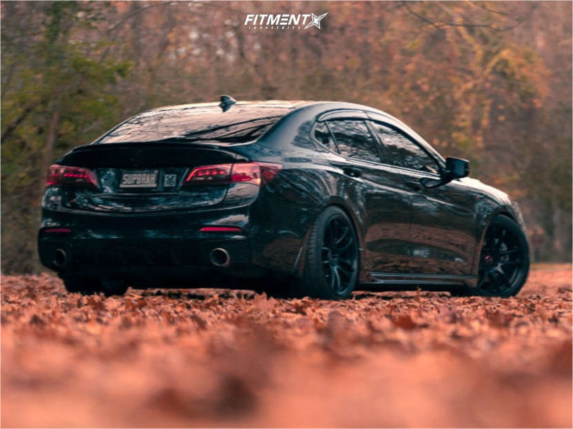 2018 Acura TLX SH-AWD with 19x9.5 Work Emotion Cr Kiwami and ...
