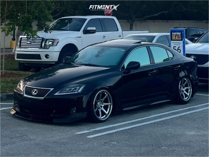 2006 Lexus IS250 Base with 18x9.5 Anovia Kano and Atlas 225x35 on Air ...