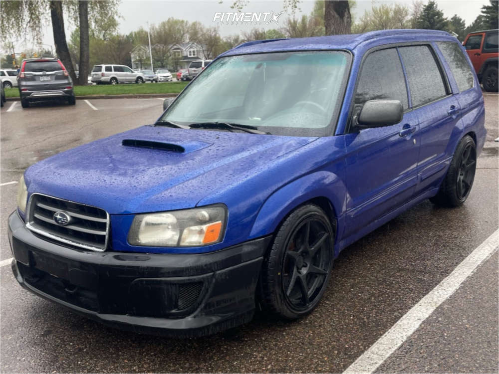 2005 Subaru Forester XT with 18x9.5 Anovia Titan and Vercelli 235x40 on ...