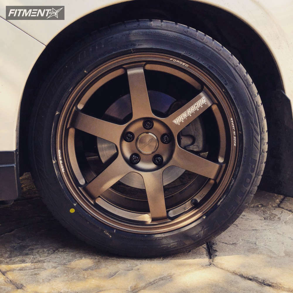 2015 Subaru Forester 2.5i with 18x9.5 Volk Te37 and Bridgestone 255x45 ...