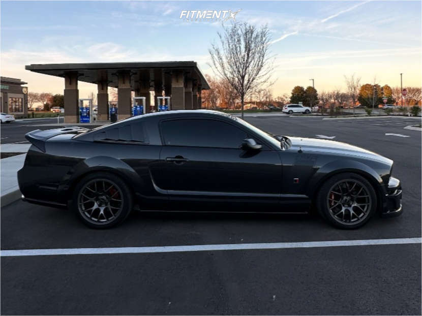 2008 Ford Mustang Roush 427R with 18x11 Apex Ec-7 and Atlas 305x30 on ...