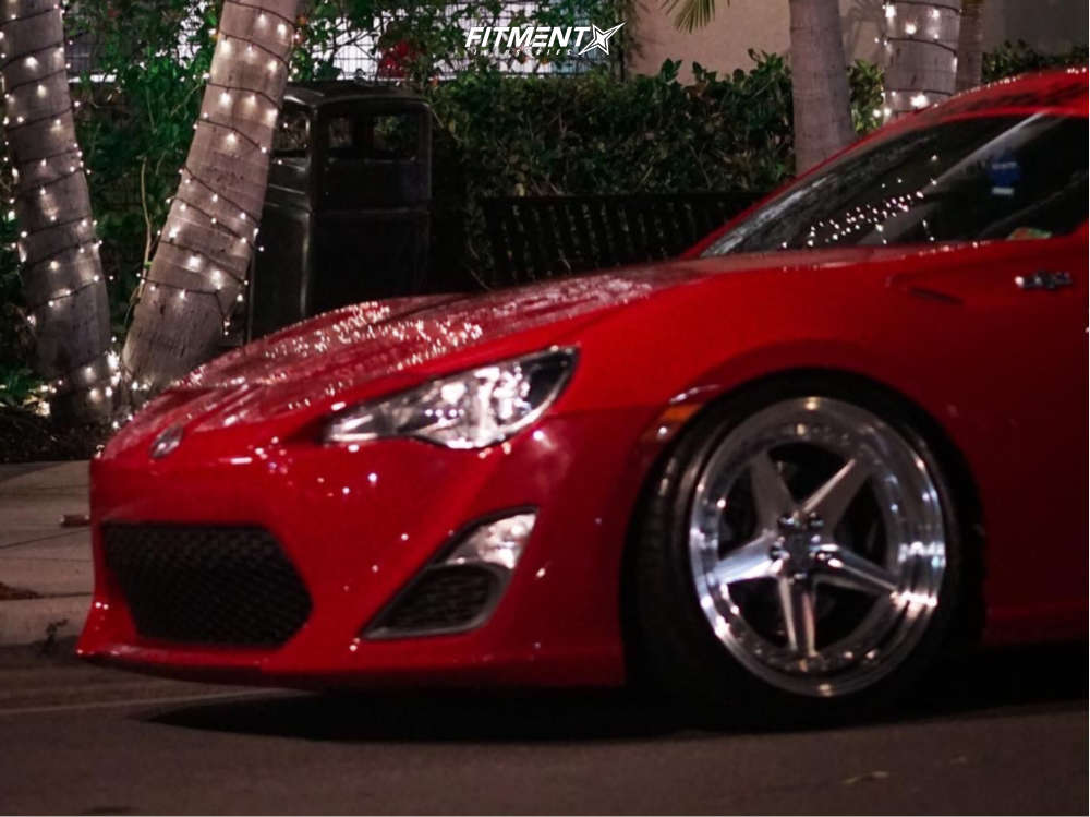 2015 Scion FR-S Base with 18x9.5 Aodhan Ds05 and Lexani 225x40 on ...