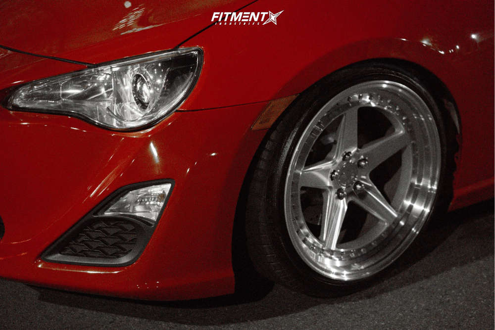 2015 Scion FR-S Base with 18x9.5 Aodhan Ds05 and Lexani 225x40 on ...