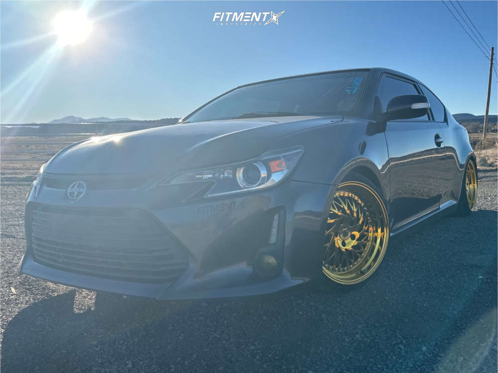 2015 Scion TC Base with 18x9.5 Aodhan Ds03 and Vercelli 215x35 on ...