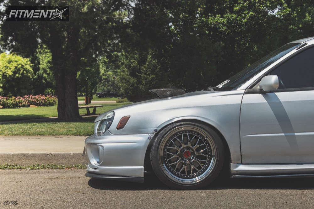 2003 Subaru WRX Base with 18x9.5 ESR Sr01 and Federal 225x40 on ...
