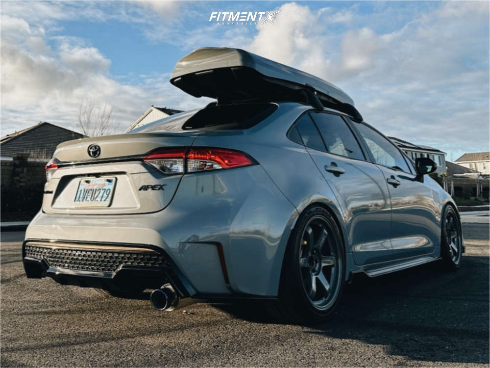 2022 Toyota Corolla SE Apex with 18x9.5 Volk Te37sl and Nitto 265x35 on ...