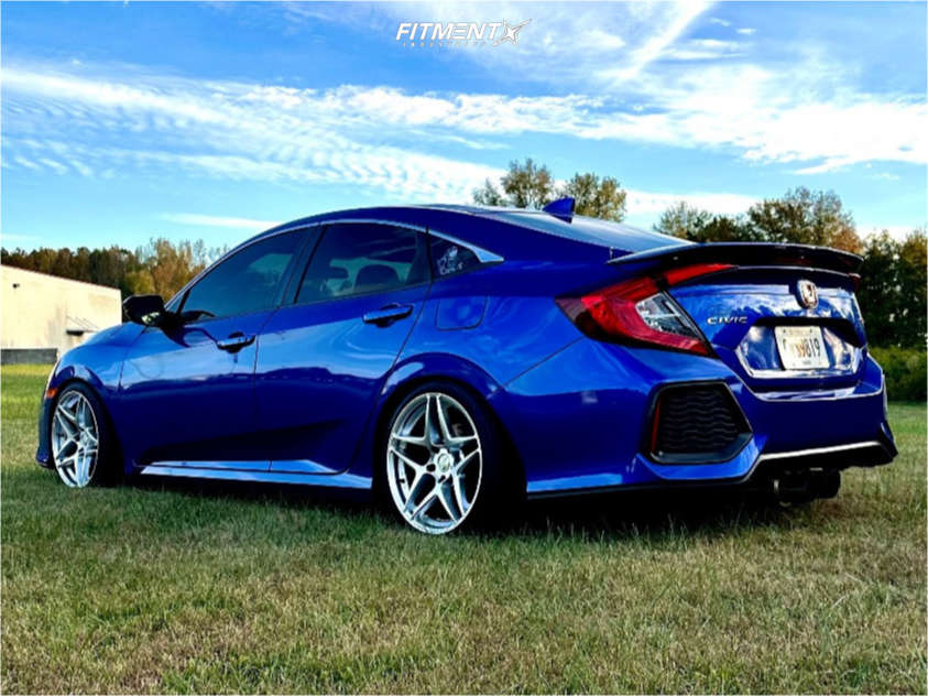 2018 Honda Civic Si with 18x9.5 Kansei Astro and Nitto 235x40 on ...
