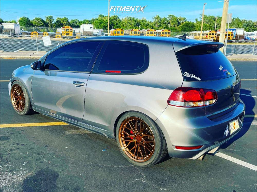 2011 Volkswagen GTI Base with 18x8.5 XXR 571 and Hankook 225x40 on ...