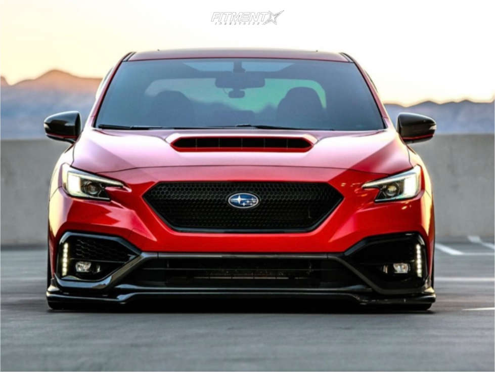2022 Subaru WRX Limited with 18x9.5 Advan Racing Rzii and Continental ...